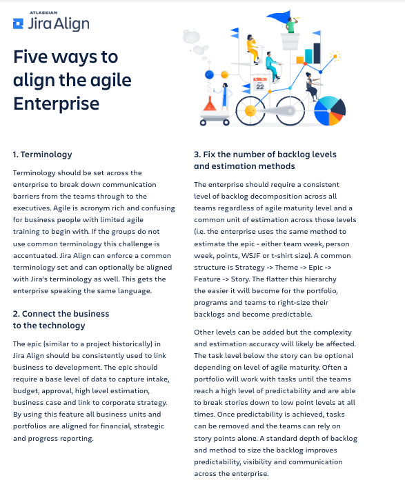 Five ways to align the agile Enterprise