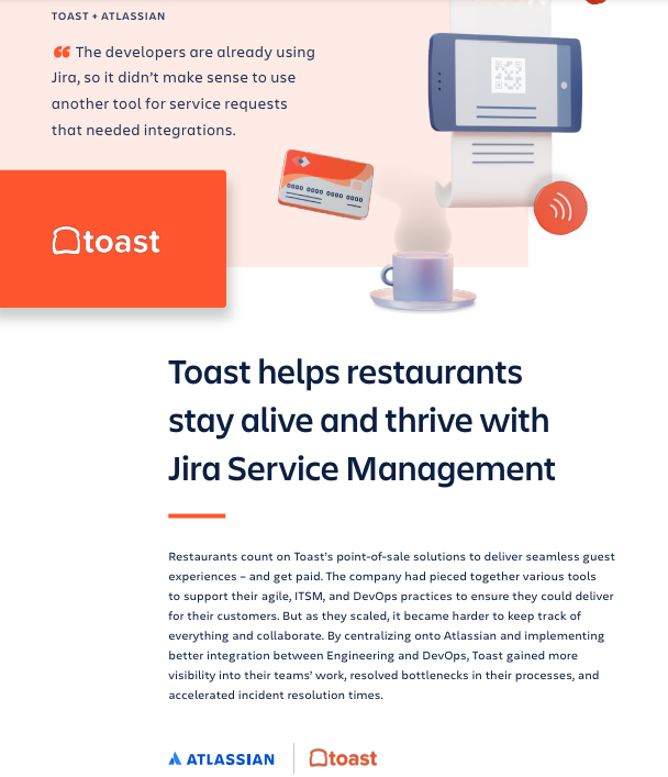 Toast helps restaurants stay alive and thrive with JSM